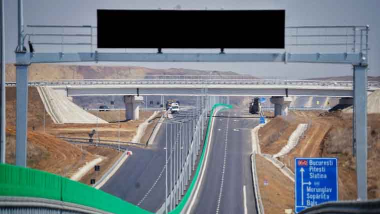 VIDED Primul sector de drum expres din România, Craiova - Pitești, a ...