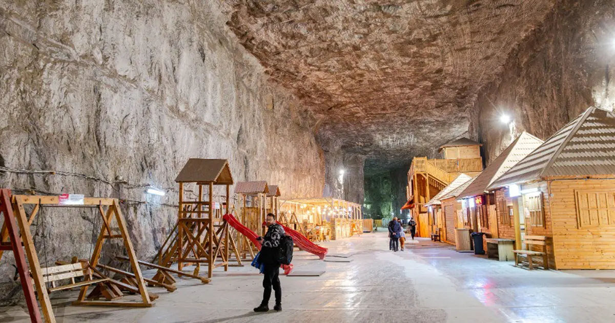 Salina Praid, închisă din cauza infiltrațiilor provocate de ploi