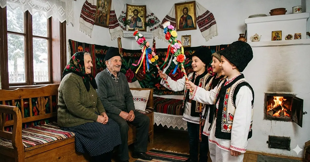 Sorcova – obiceiul care aduce sănătate și noroc în Anul Nou